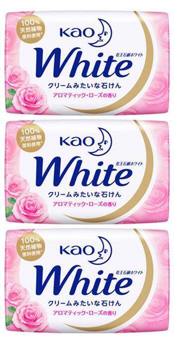 KAO White Soap JAPAN Aromatic Rose Scent 85g (Set of 3) | Lazada PH