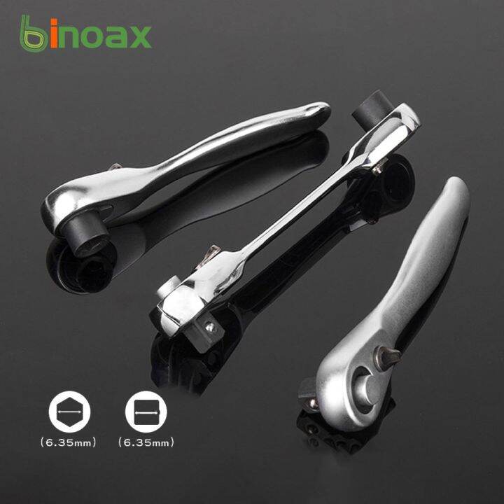 Binoax Mini 1/4 Ratchet Wrench Double Ended Quick Socket Wrench ...