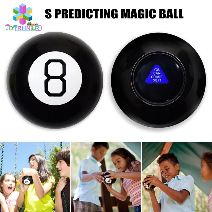 Retro Magic Mystic 8 Ball Luckly Decision Making Fortune Telling Cool ...