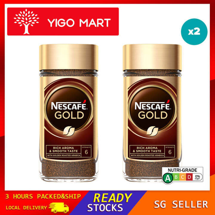 【Yigo Mart】Nescafe Gold Instant Coffee Rich Aroma & Smooth Taste 200g ...