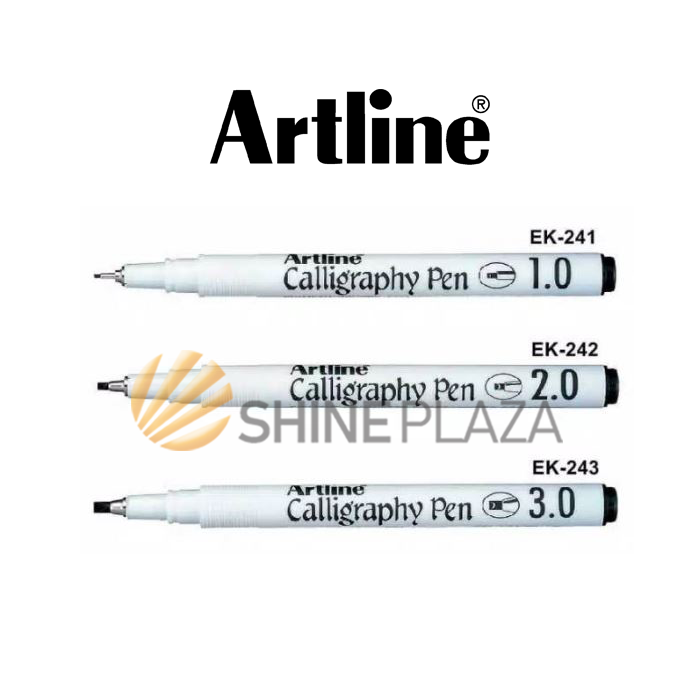 Artline Calligraphy Pen - Pulpen Kaligrafi Artline Hitam | Lazada Indonesia