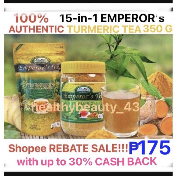 ON HAND!!!! 100%ORIGINAL EMPEROR'S TEA 15 in 1 TURMERIC PLUS HERBAL ...