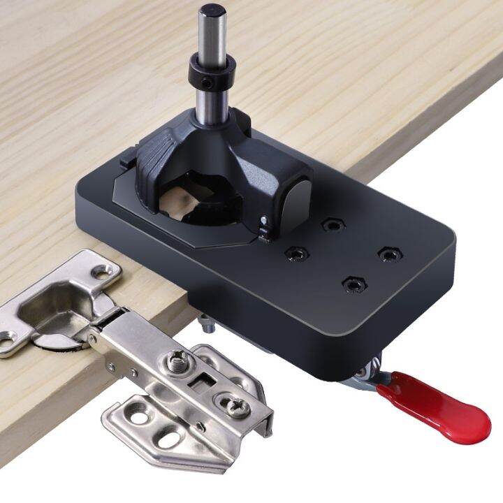 【LZ】 35mm Hinge Jig Hole Saw ABS Plastic Drill Guide for Cabinet ...