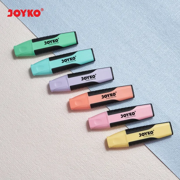 Joyko Highlighter Textliner Penanda Pastel Color | Lazada Indonesia