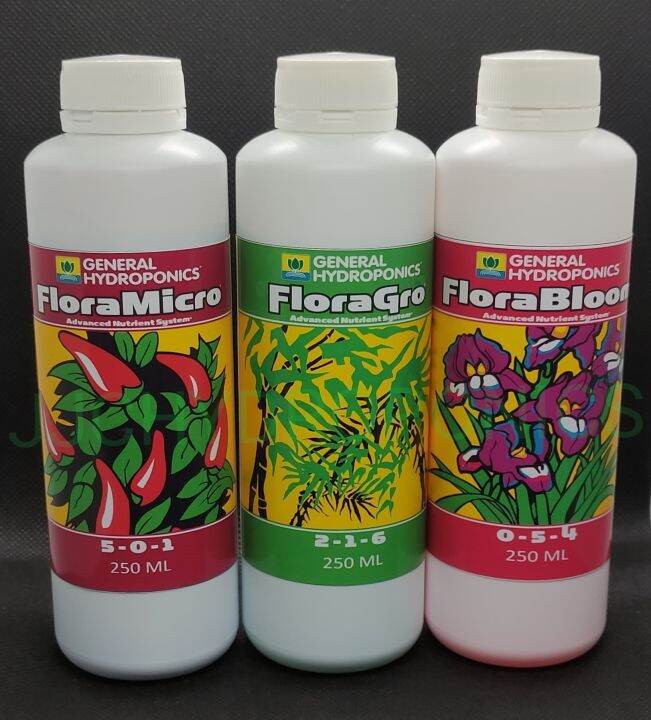 General Hydroponics (Flora Series) 250 ML Micro,Gro,Bloom | Lazada PH