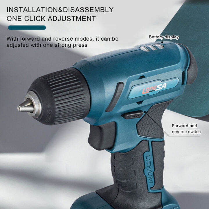 8V Cordless Electric Screwdriver Mini Drill Portable Electric Drill ...