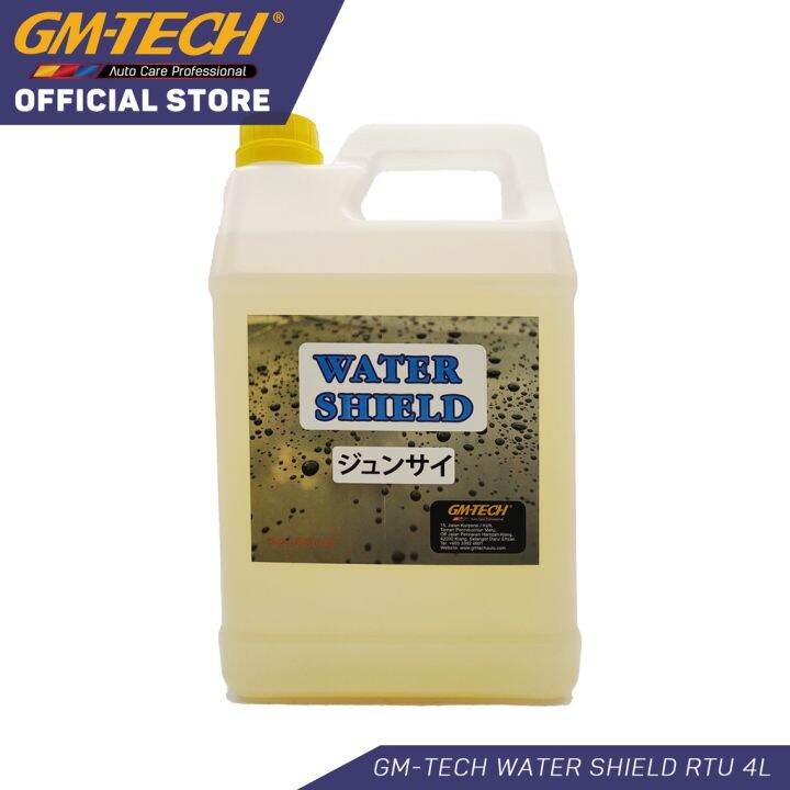 GM-TECH Water Shield Ready to Use Touchless Spray On & Rinse Off Water Wax RTU (4L) | Lazada