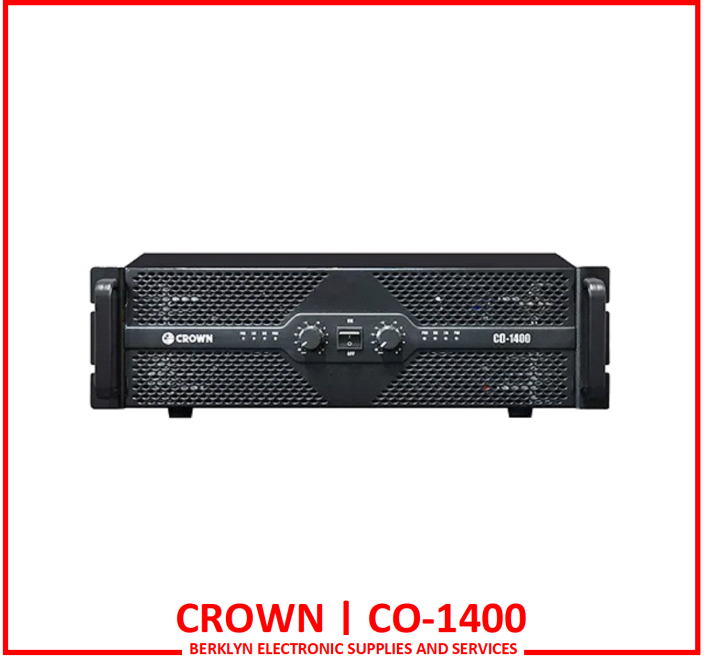 Crown CO-1400 Powered Amplifier - CROSSOVER SERIES | Lazada PH