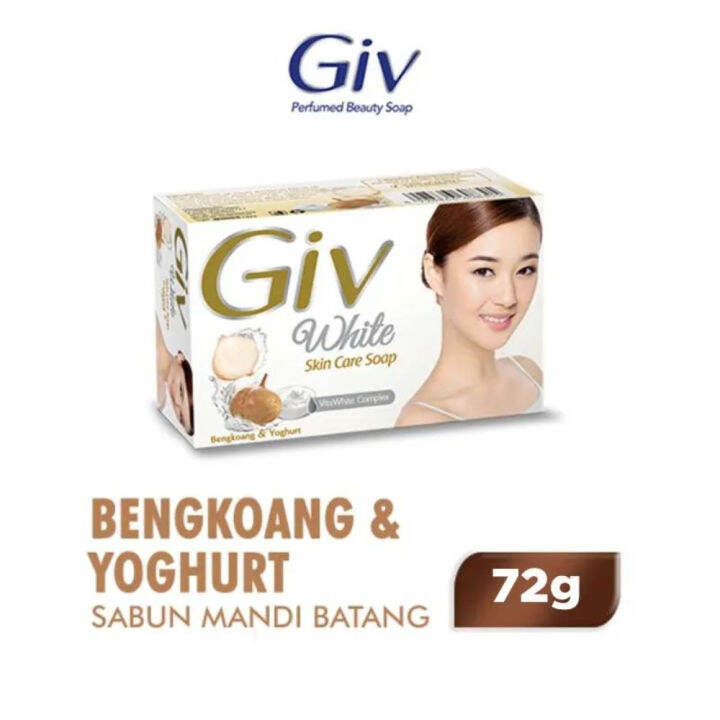 Giv White Bar Soap Bengkoang 72/76G | Lazada Indonesia