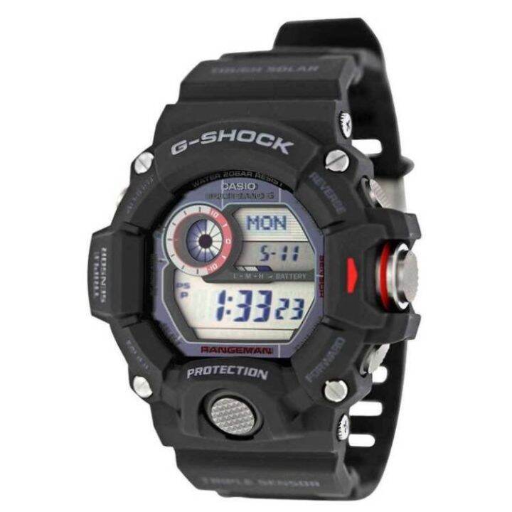 Casio Men's Watch G-Shock Rangeman Tough Solar Digital Strap GW-9400-1 | Lazada.co.th