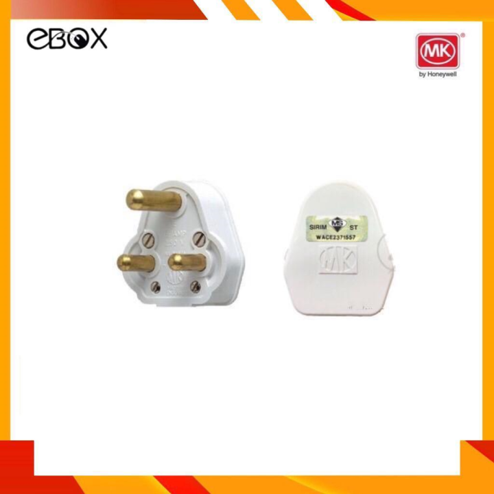 MK 515 15AMP 3 Pin Unfused Plug Top | Lazada