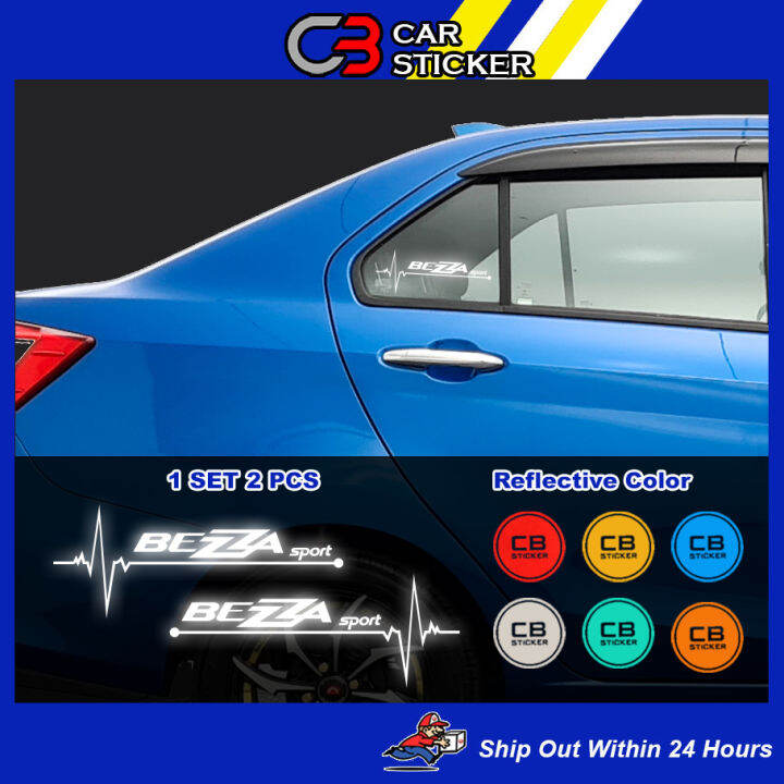 BEZZA PERODUA SPORT CAR STICKER / W503 | Lazada