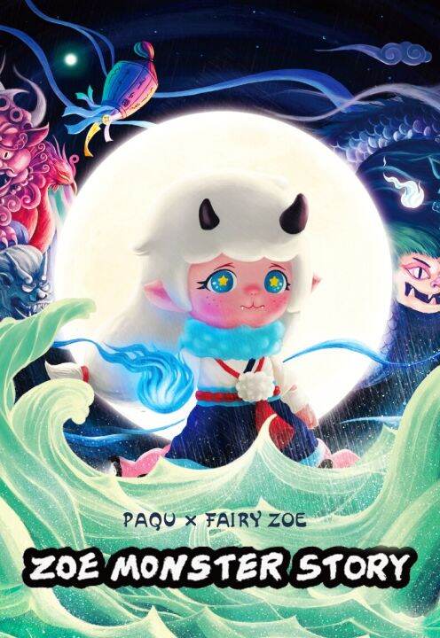 POPMART ZOE Monster Tale series blind box doll decorations for boys and ...