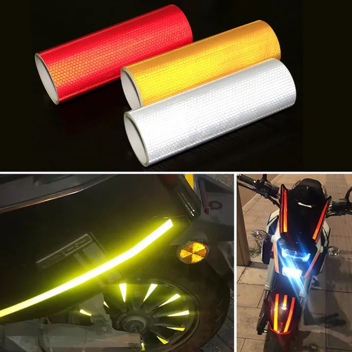 20Cm*3M Car Reflective Tape Sticker Safety Mark Auto Styling Self ...