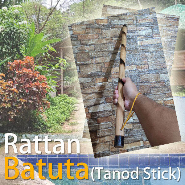 BATUTA RATTAN STICK BASTON BATON YANTOK WOOD STICK 3CM 29 INCHES ...