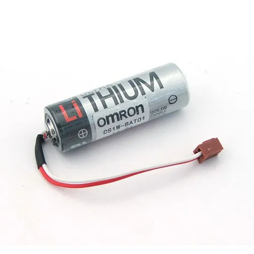 แบตเตอรี่ TOSHIBA ER17500V for CS1W-BAT01 OMRON 3.6V 2600mAh Lithium PLC Industrial Battery w ...