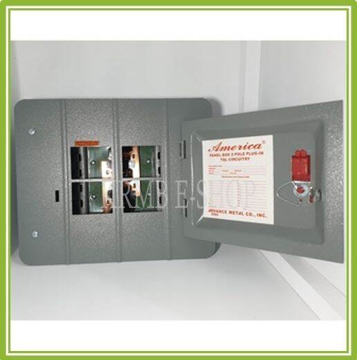 Panel Box 4 Holes 2 Branches Plug-in Original America Circuit Breaker ...