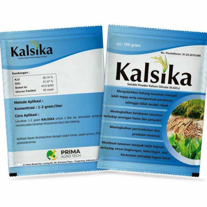 Pupuk Kalsika Kalsium Larut Air 100 gram Kalsika Pupuk Kalium Soluble ...