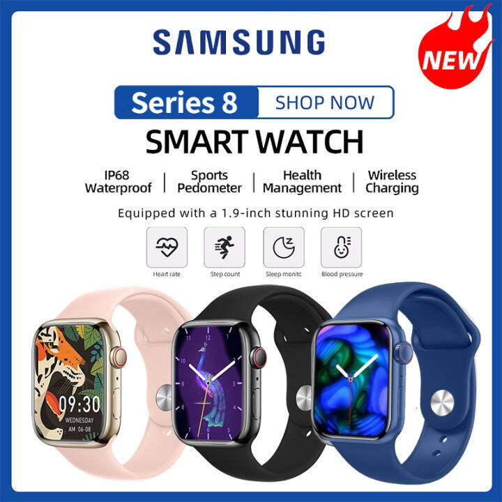 Samsung Series 8 Smart Watch | 12 Sport Modes |1.9 inch Large HD Screen ...