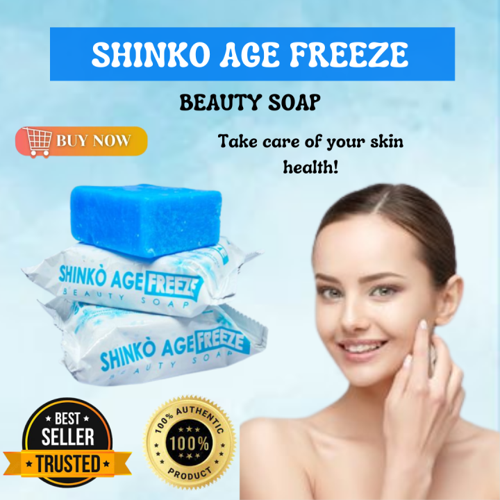 Shinko Soap Age Freeze Beauty Soap for wrinkles, fine lines, and ...