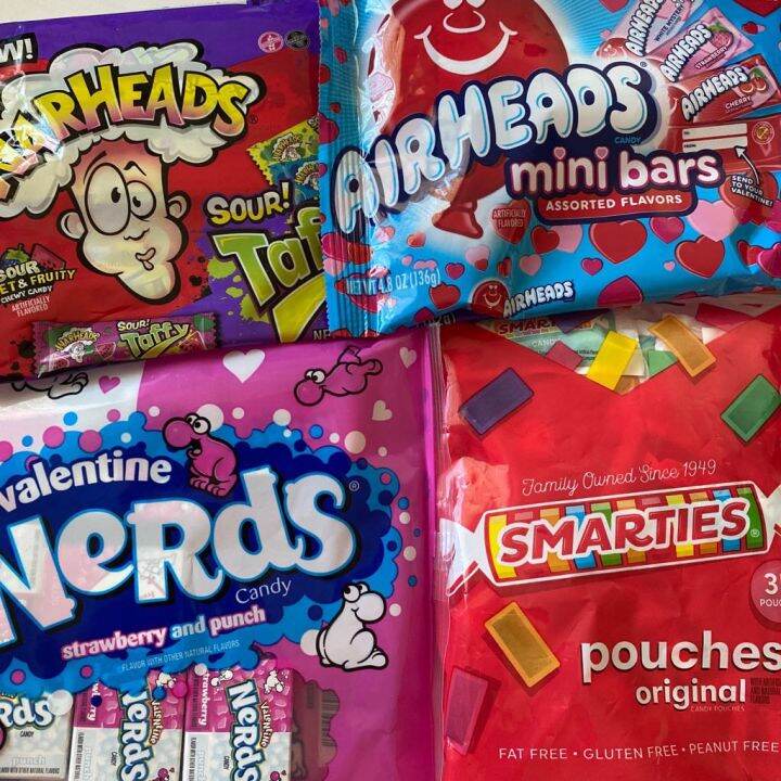 Sour Punch Warheads Smarties Nerds Airheads and Nickelodeon Sponge Bob ...