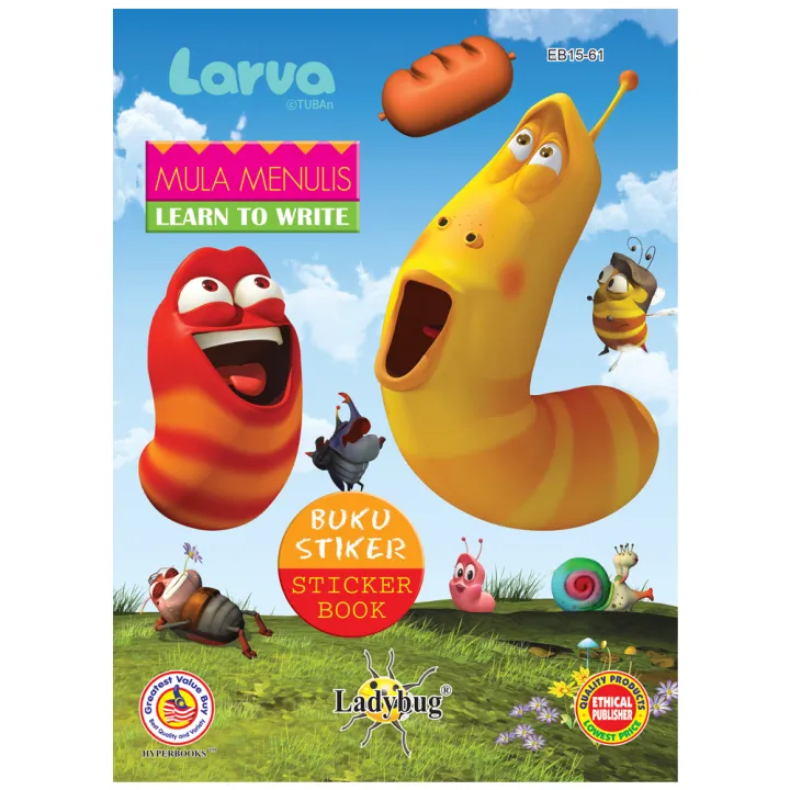 Larva Sticker Book 16 Pages B5 Size EB15 - 61 | Lazada