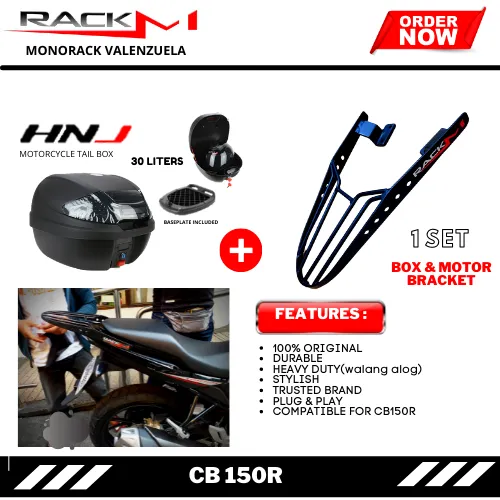 1 SET RACKM MONORACK motor bracket WITH TOP BOX for CB150R-ORIGINAL ...