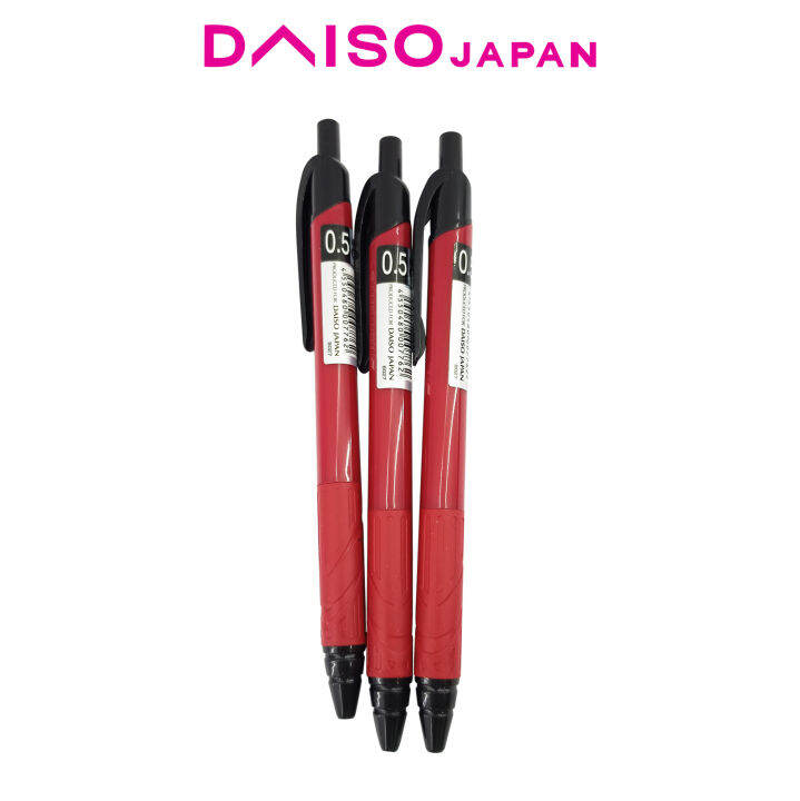 Daiso Retractable Ballpoint Pen 3 pieces | Lazada PH