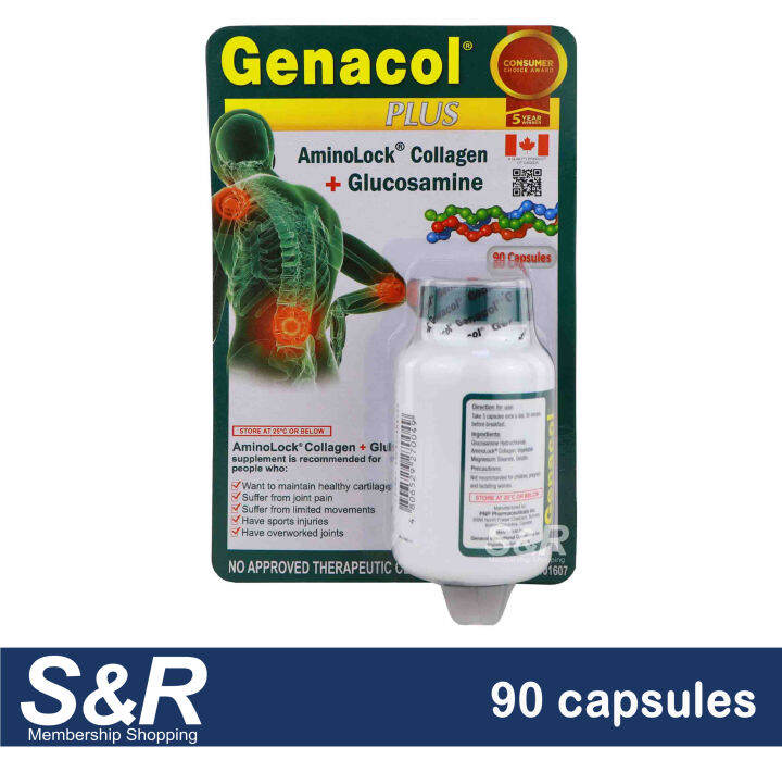 Genacol Plus AminoLock Collagen plus Glucosamine 90 capsules | Lazada PH