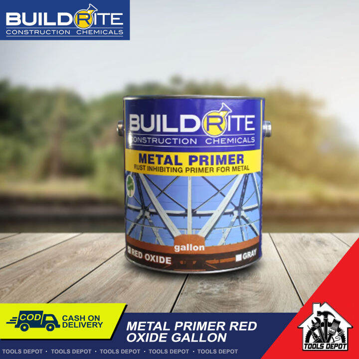 BUILDRITE METAL PRIMER RED OXIDE quality lead-free, oil-based, rust ...