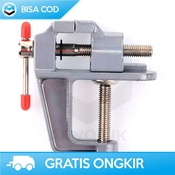 PENJEPIT MEJA TABLE VISE BENCH CLAMP MEJA KLEM CATOK KUAT & TAHAN LAMA ...