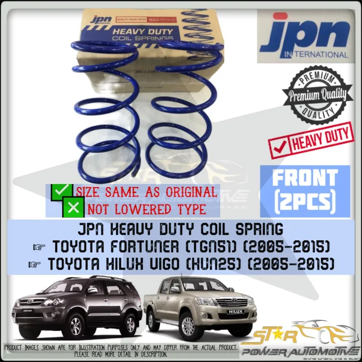 JPN INTERNATIONAL Toyota Fortuner TGN51 / Hilux Vigo KUN25 Heavy Duty ...