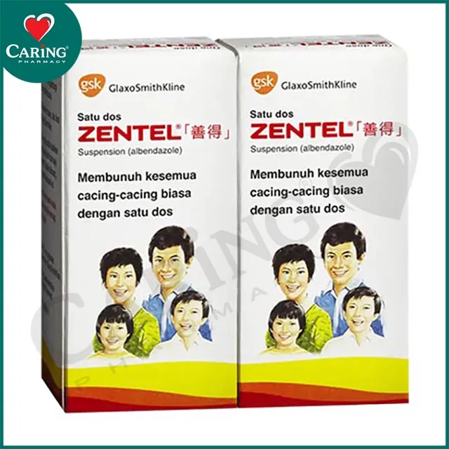 ZENTEL SUSPENSION 10ML X 2 | Lazada