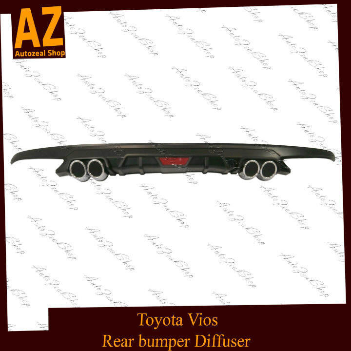 Toyota Vios 2019-2021 XLE Variant 4th Gen Rear Bumper Lip Diffuser ...