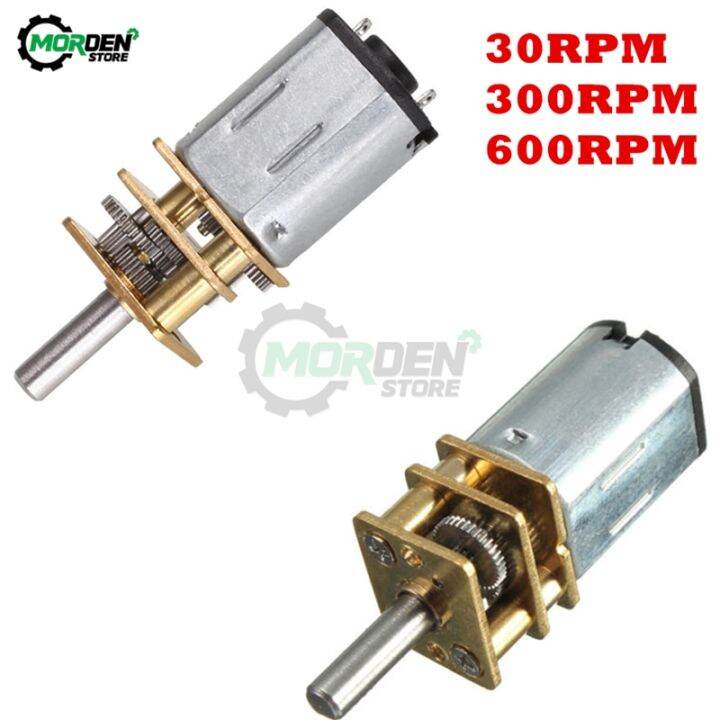 30rpm/300rpm/600rpm N20 Dc Micro Speed Gear Motor 6v 12v Reduction Gear ...