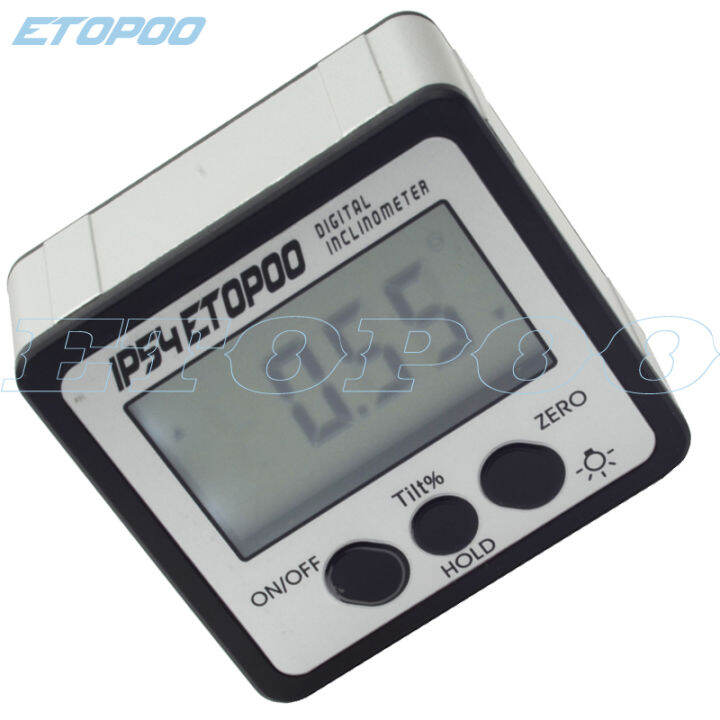 IP54 Mini Digital Angle Gauge พร้อม Backlight Electronic Protractor ...