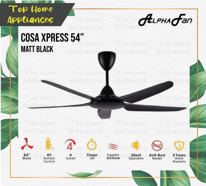 CEILING FAN ALPHA COSA XPRESS (54 inch) WITH 4 SPEEDS REMOTE CONTROL ...