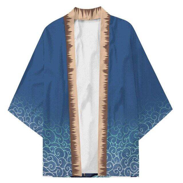 Demon Slayer Hashibira Inosuke Cosplay Costume Kimono Cloak Coat ...