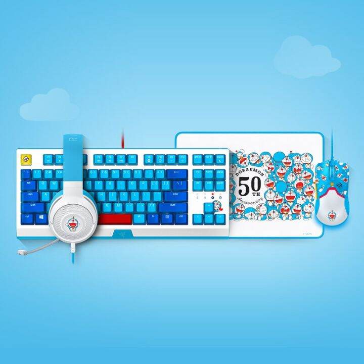 Razer Doraemon 50Th Anniversary Limited Edition Gaming Keyboard Game ...