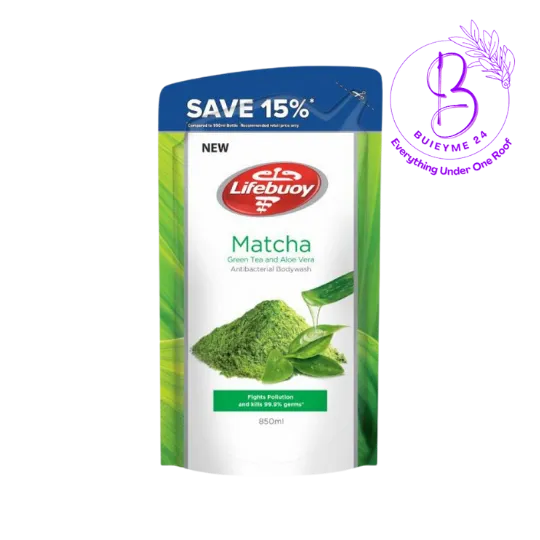 [READY STOCK] LIFEBUOY MATCHA GREEN TEA & ALOE VERA BODY WASH Refill ...