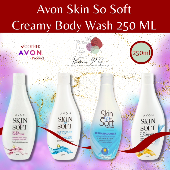 Avon Skin So Soft Creamy Body Wash 250 ML - Ultra Glutatione ...