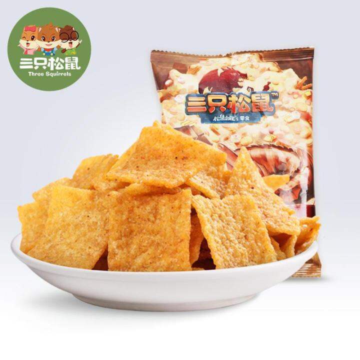 THREE SQUIRRELS millet casserole spicy casual snacks 60g | Lazada PH