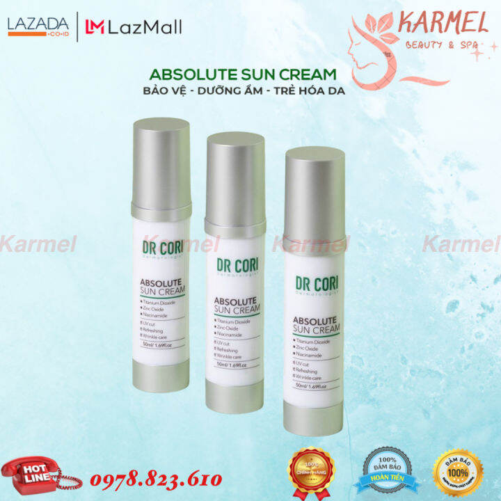 Kem chống nắng Absolute Sun Cream SPF 50, PA+++ D r Co ri giúp bảo vệ ...