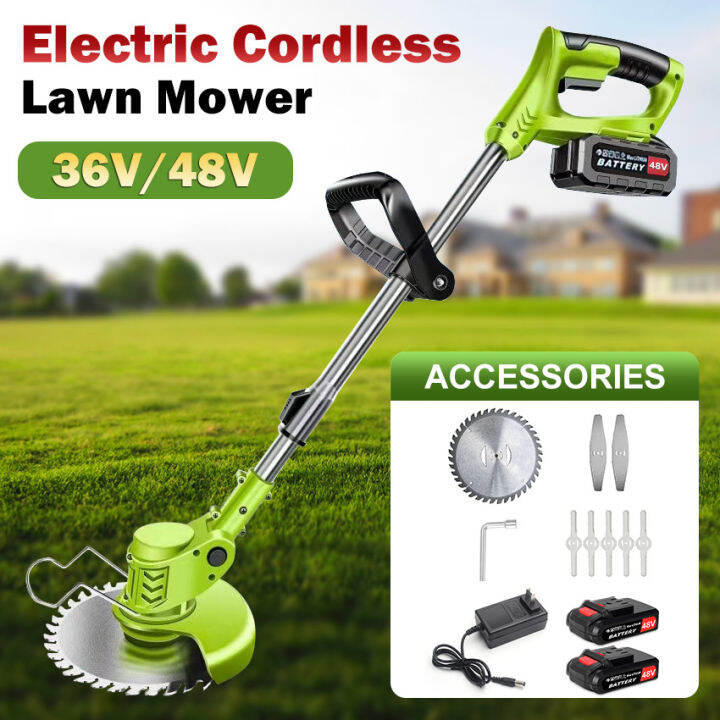 Hercules 36V/48V Electric Lawn mower Grass cutter heavy duty Gardening ...