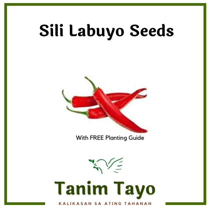 TanimTayo.PH Sili Labuyo Seeds High Quality Repacked | Lazada PH