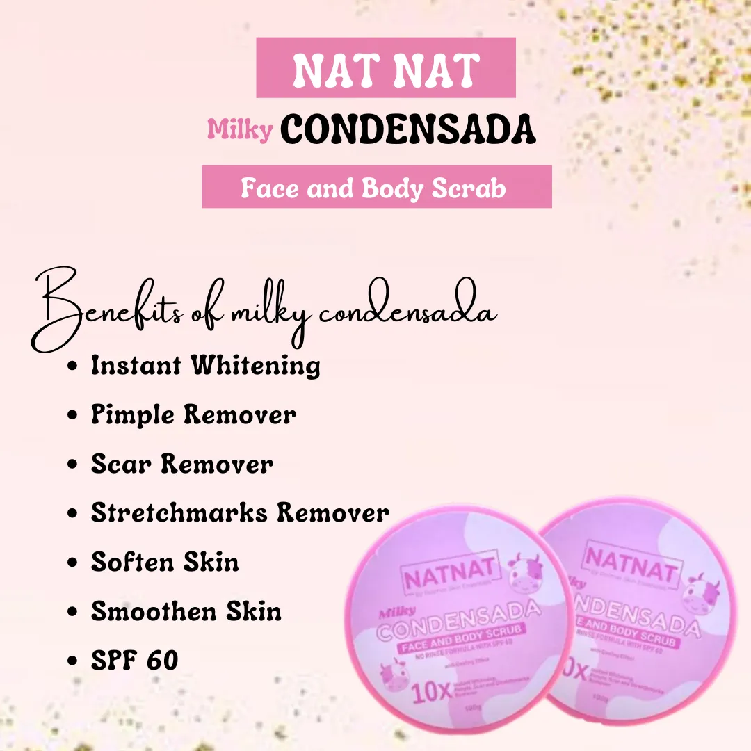 Nat Nat Milky Condensada Face and Body Scrub | Lazada PH