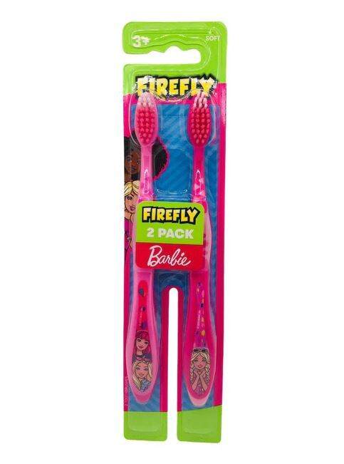 Firefly Barbie Toothbrushes 2 Pack Soft 3+Years | Lazada PH