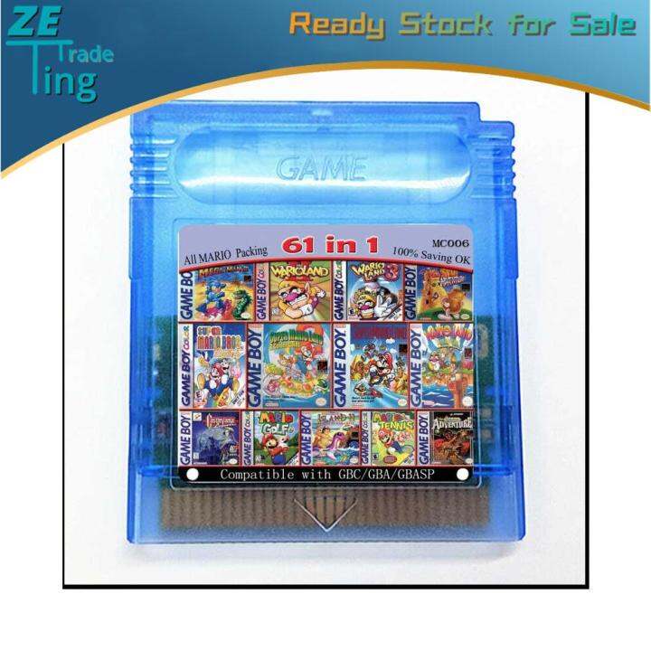 Game Boy Color cartridge 61 in 1 (multi cart for GameBoy, GBC) or 108 ...