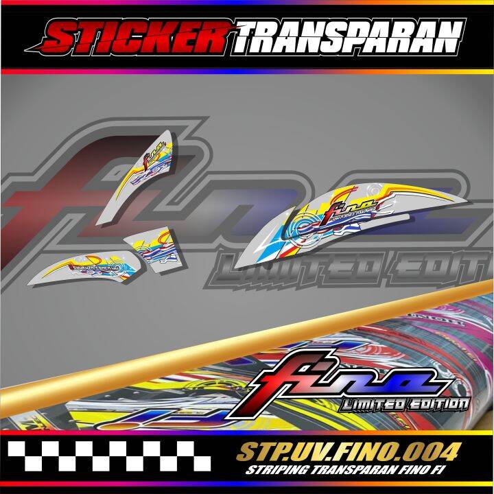 Fino Sticker Striping Fino Sticker Motor Yamaha Fino Variasi Transparan ...