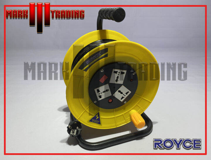 Original Royce Cable Reels 22 Meters RE10921 (3 Socket) (COD) | Lazada PH